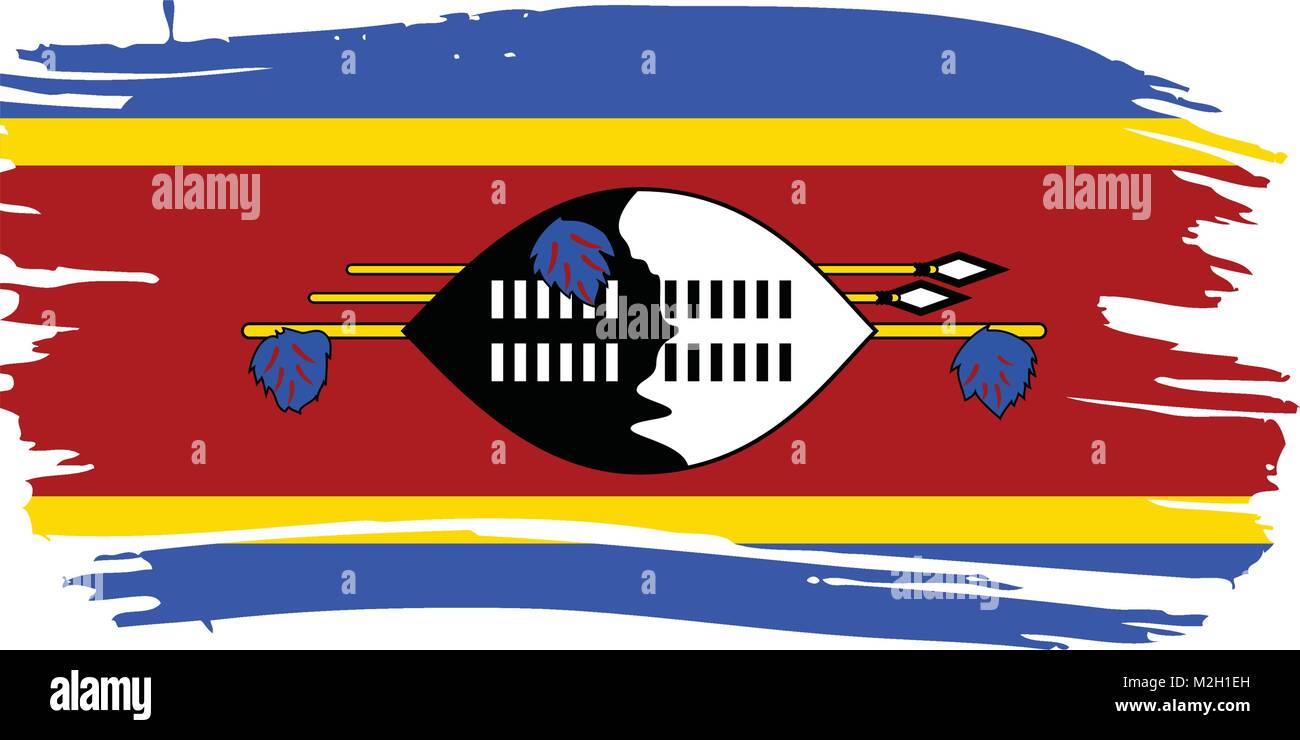 Swaziland flag, vector illustration Stock Vector Image & Art - Alamy