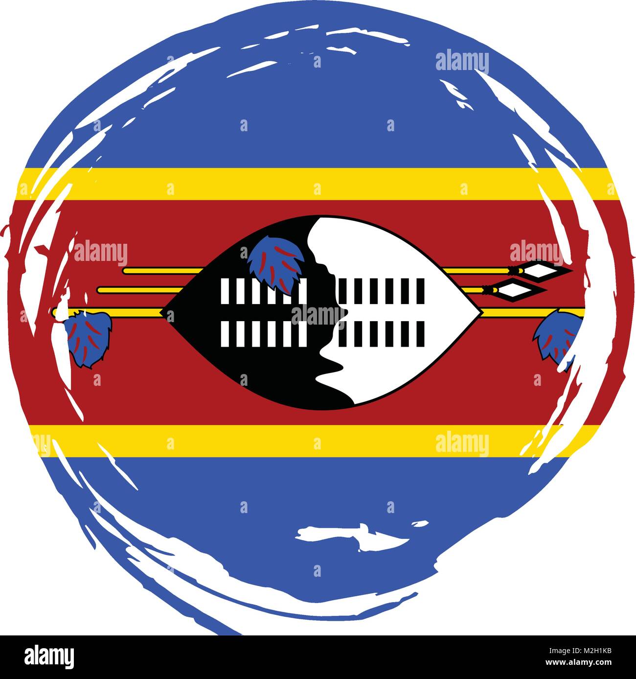 Swaziland flag, vector illustration Stock Vector Image & Art - Alamy