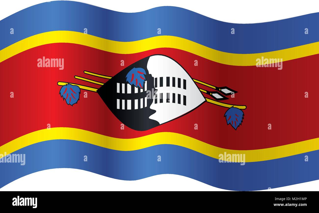 Swaziland flag, vector illustration Stock Vector Image & Art - Alamy