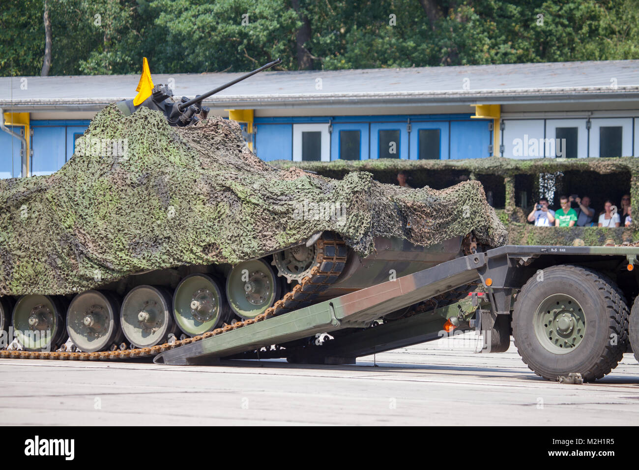 BURG / GERMANY - JUNE 25, 2016: german armored recovery vehicle ...