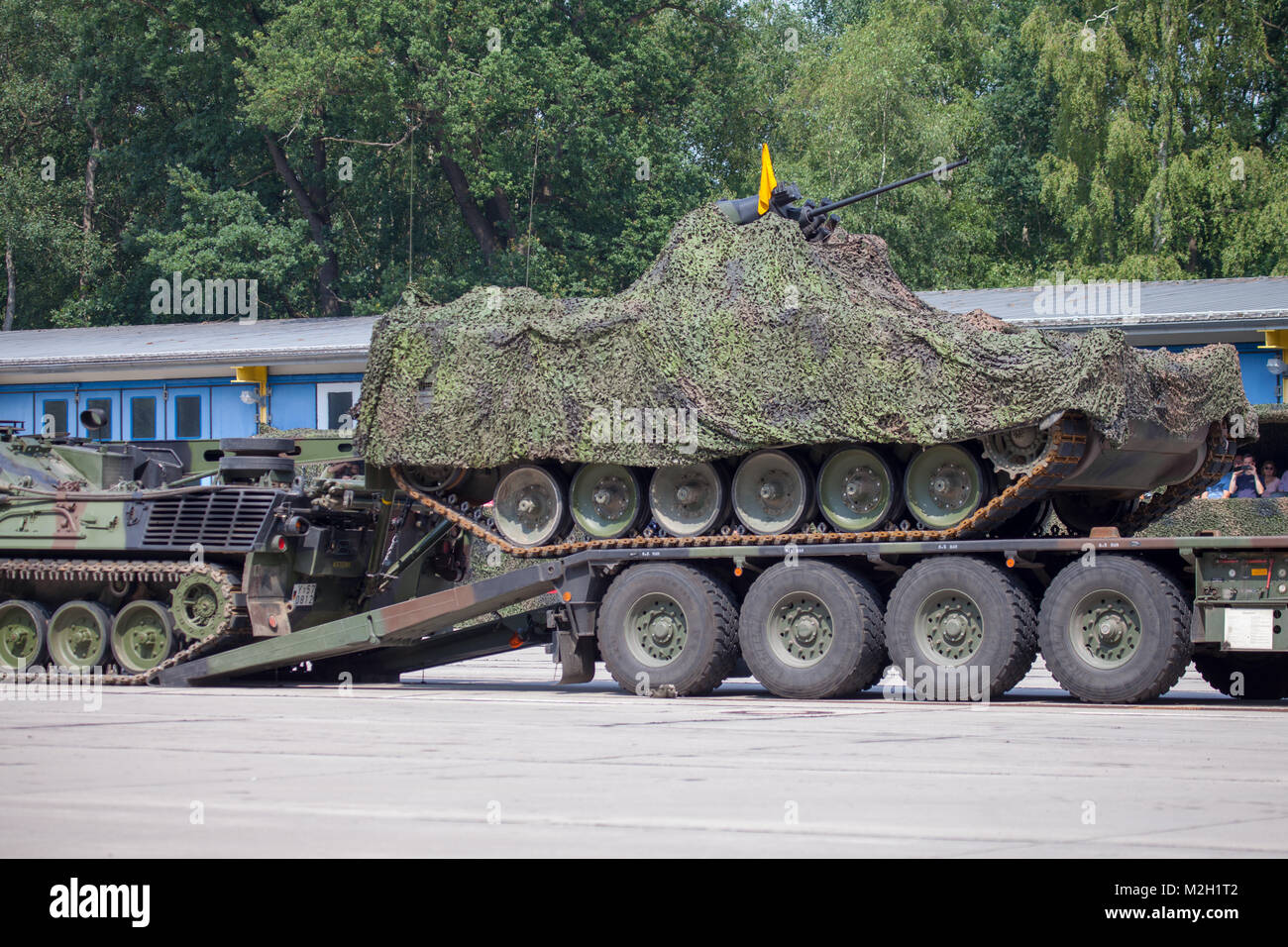 BURG / GERMANY - JUNE 25, 2016: german armored recovery vehicle ...