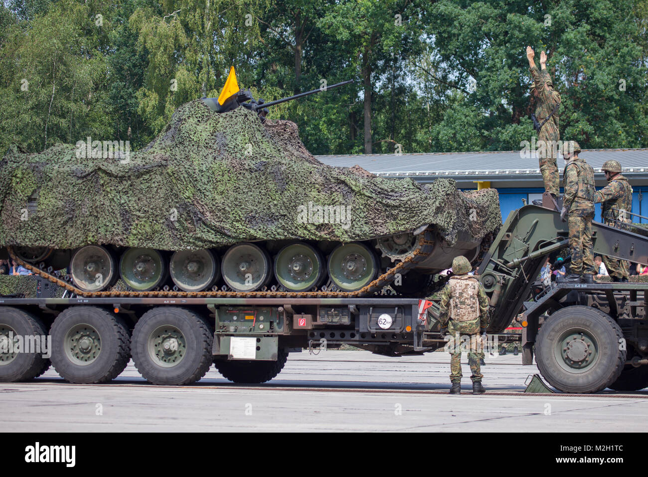 BURG / GERMANY - JUNE 25, 2016: german armored recovery vehicle ...