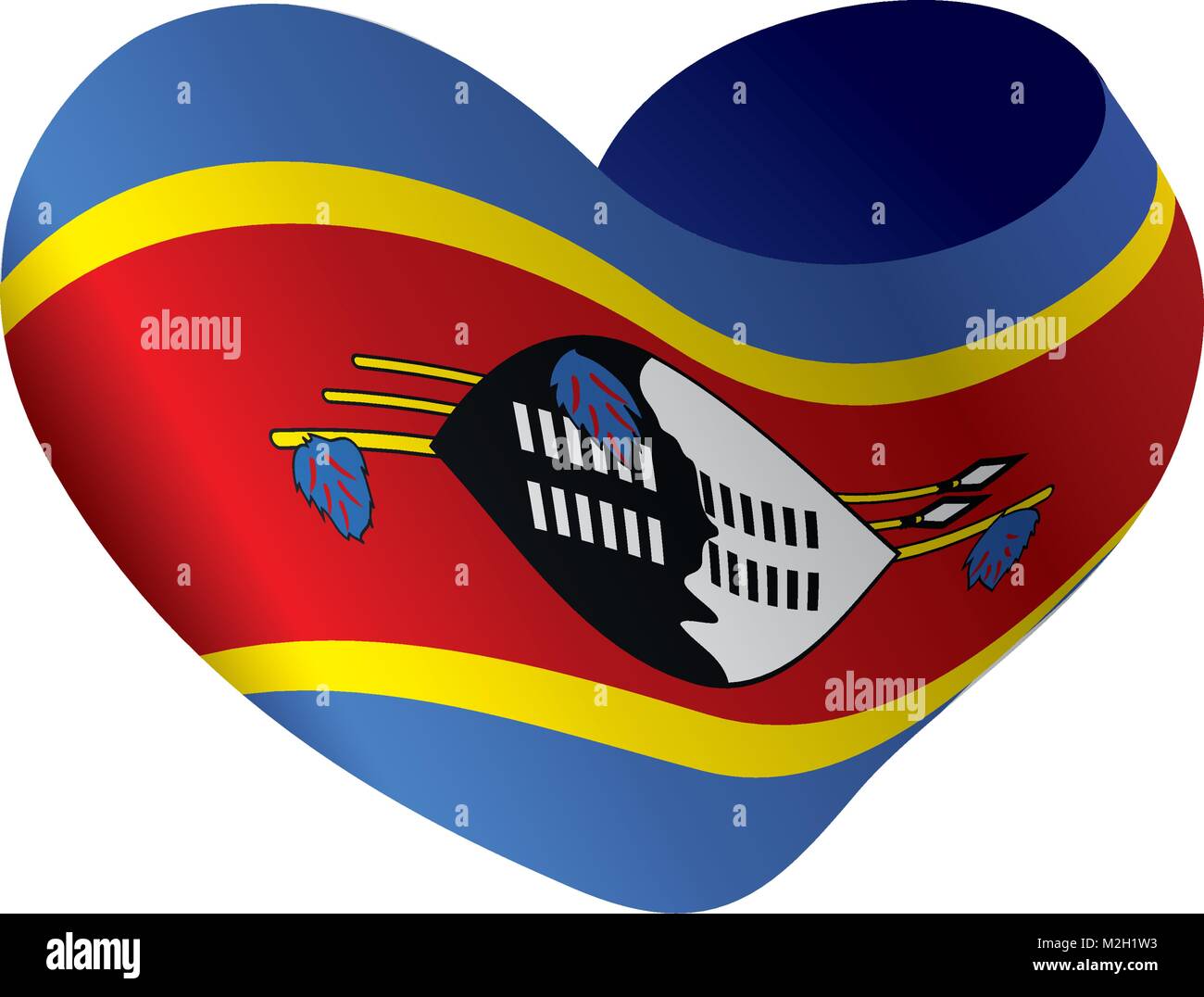 Swaziland flag, vector illustration Stock Vector Image & Art - Alamy