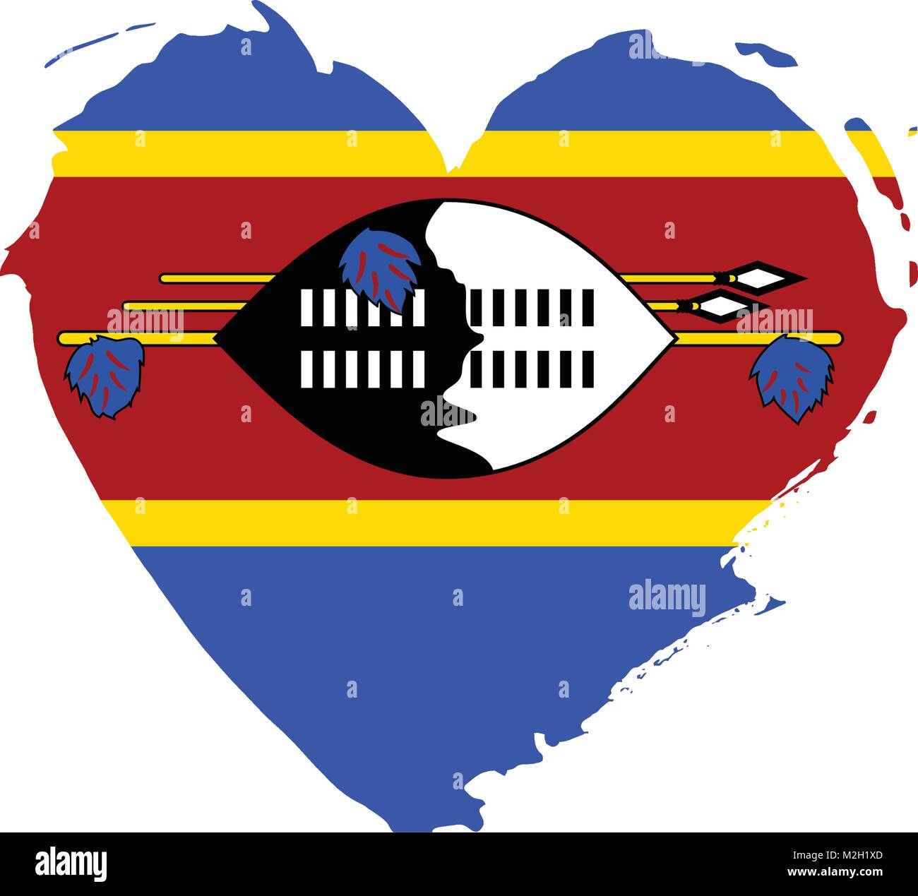 Swaziland flag, vector illustration Stock Vector Image & Art - Alamy