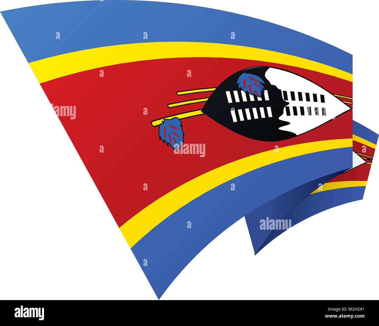 Swaziland flag, vector illustration Stock Vector Image & Art - Alamy