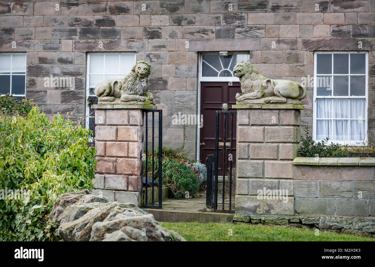 Lion house berwick upon tweed hi-res stock photography and images - Alamy