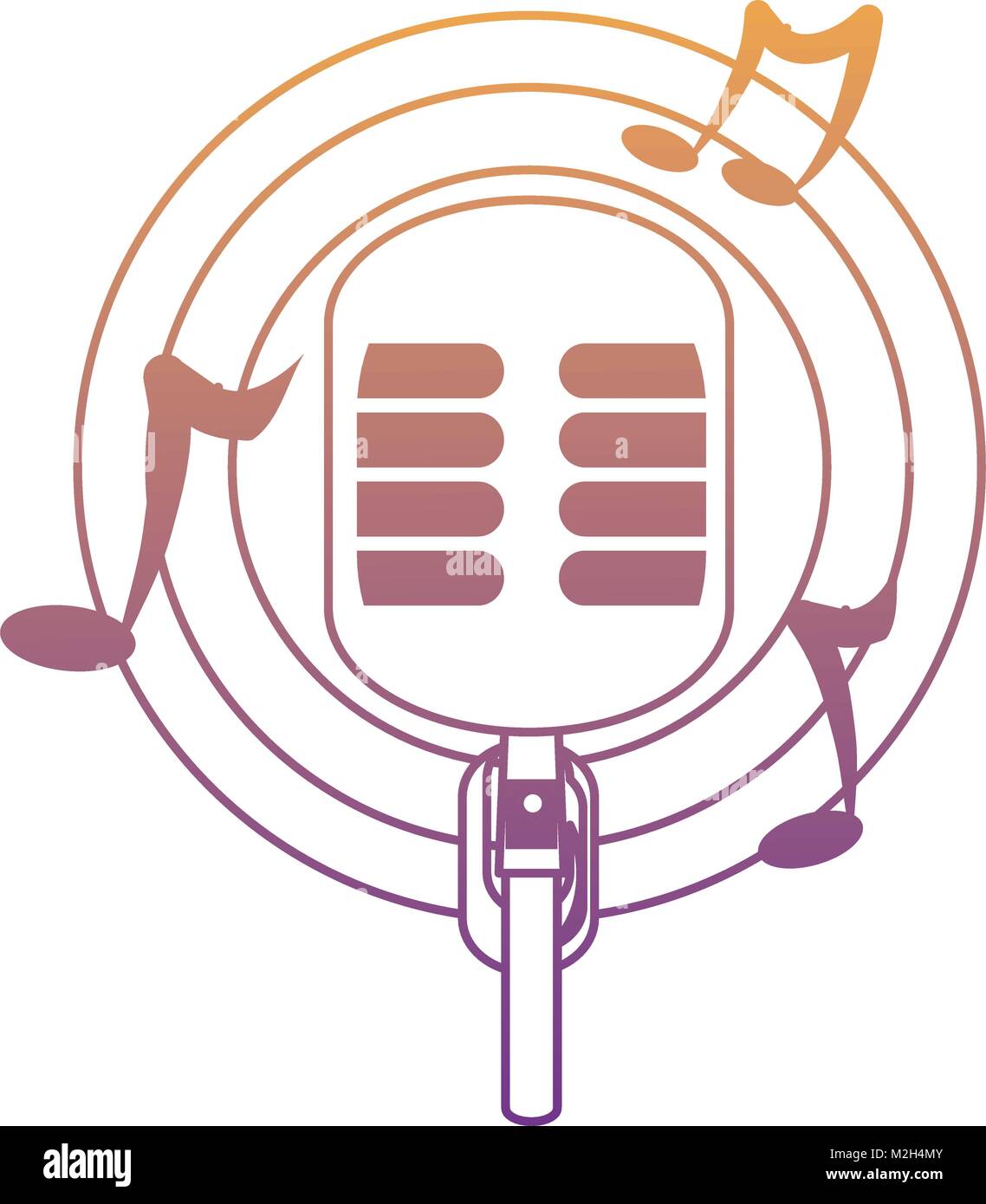 retro microphone icon Stock Vector Image & Art - Alamy