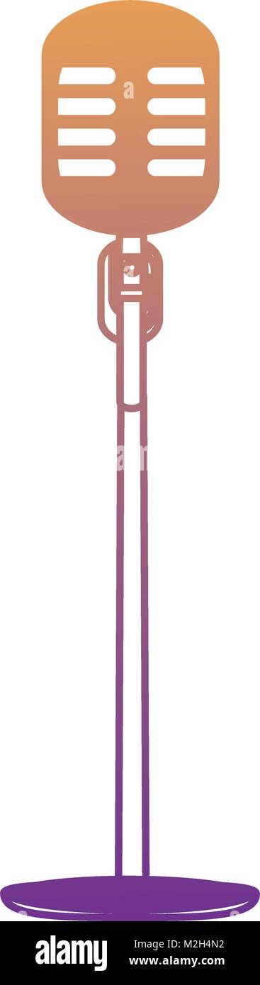 retro microphone icon Stock Vector Image & Art - Alamy