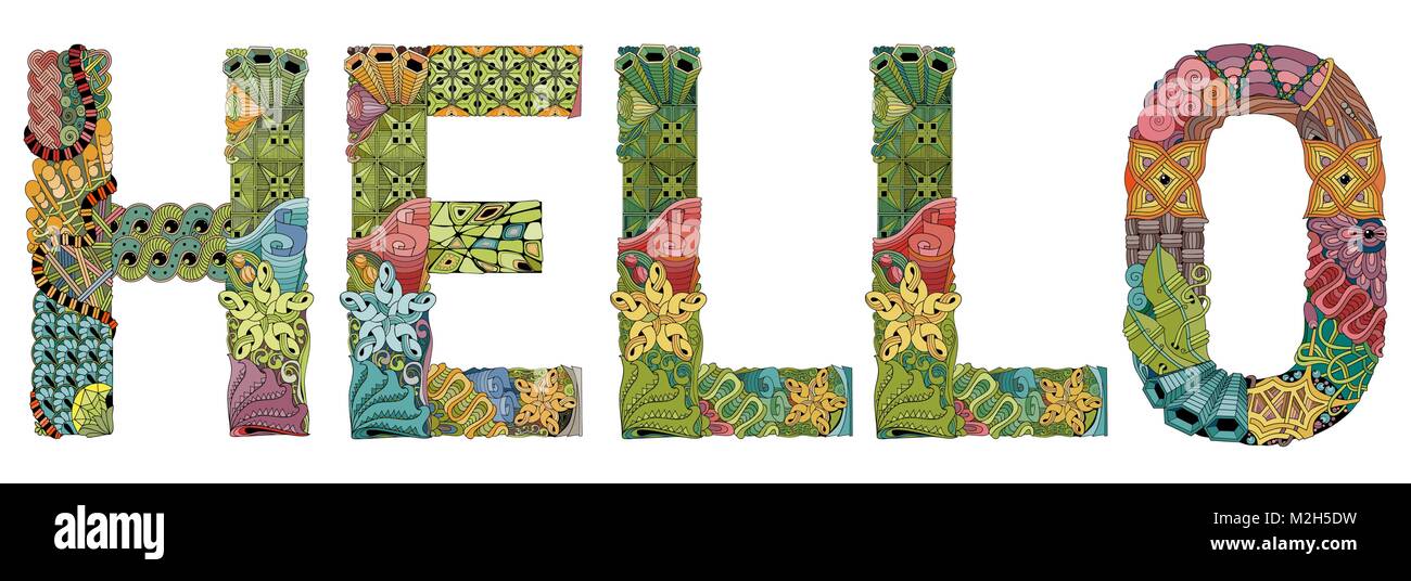 The Word Hello Clipart