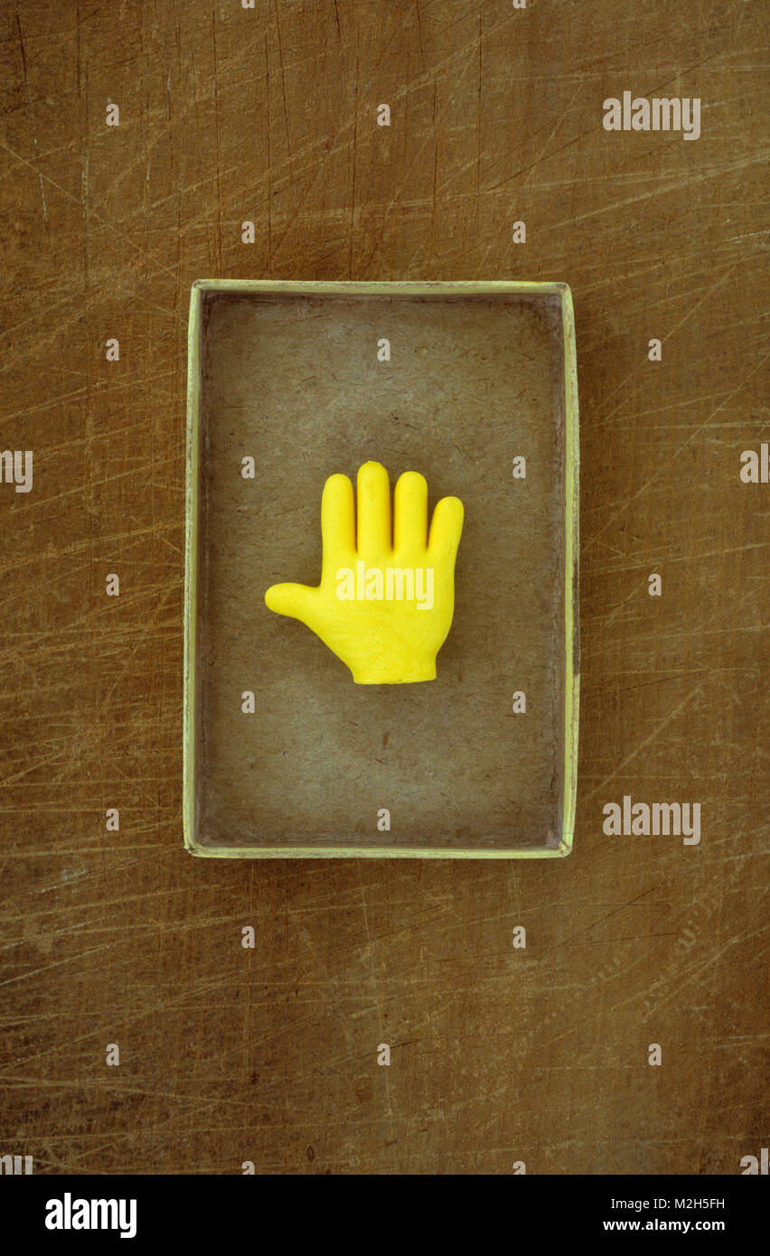 Hand with leave hi-res stock photography and images - Alamy