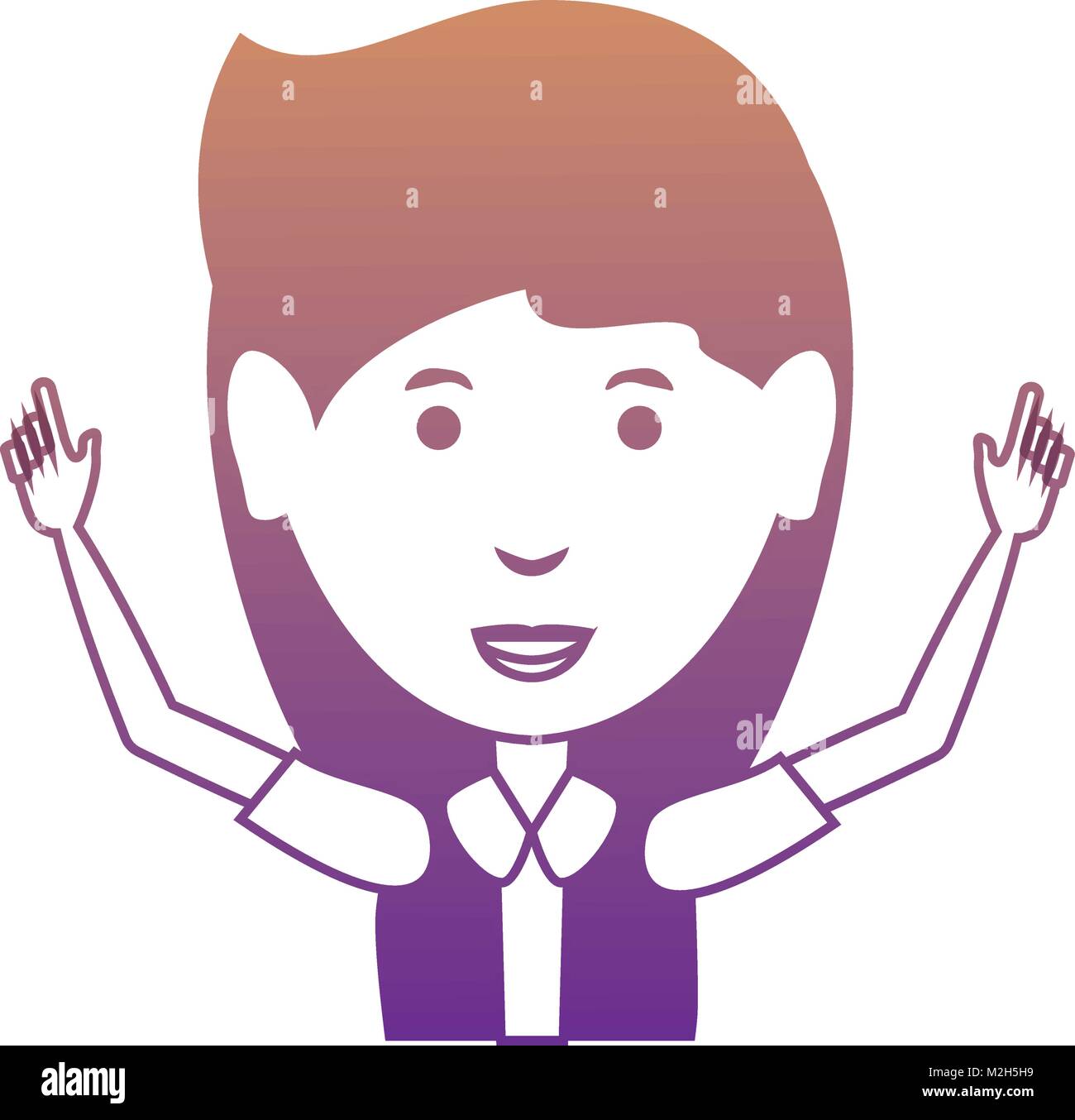cartoon businesswoman icon Stock Vector Image & Art - Alamy