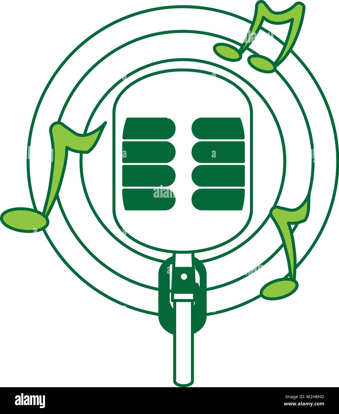 retro microphone icon Stock Vector Image & Art - Alamy