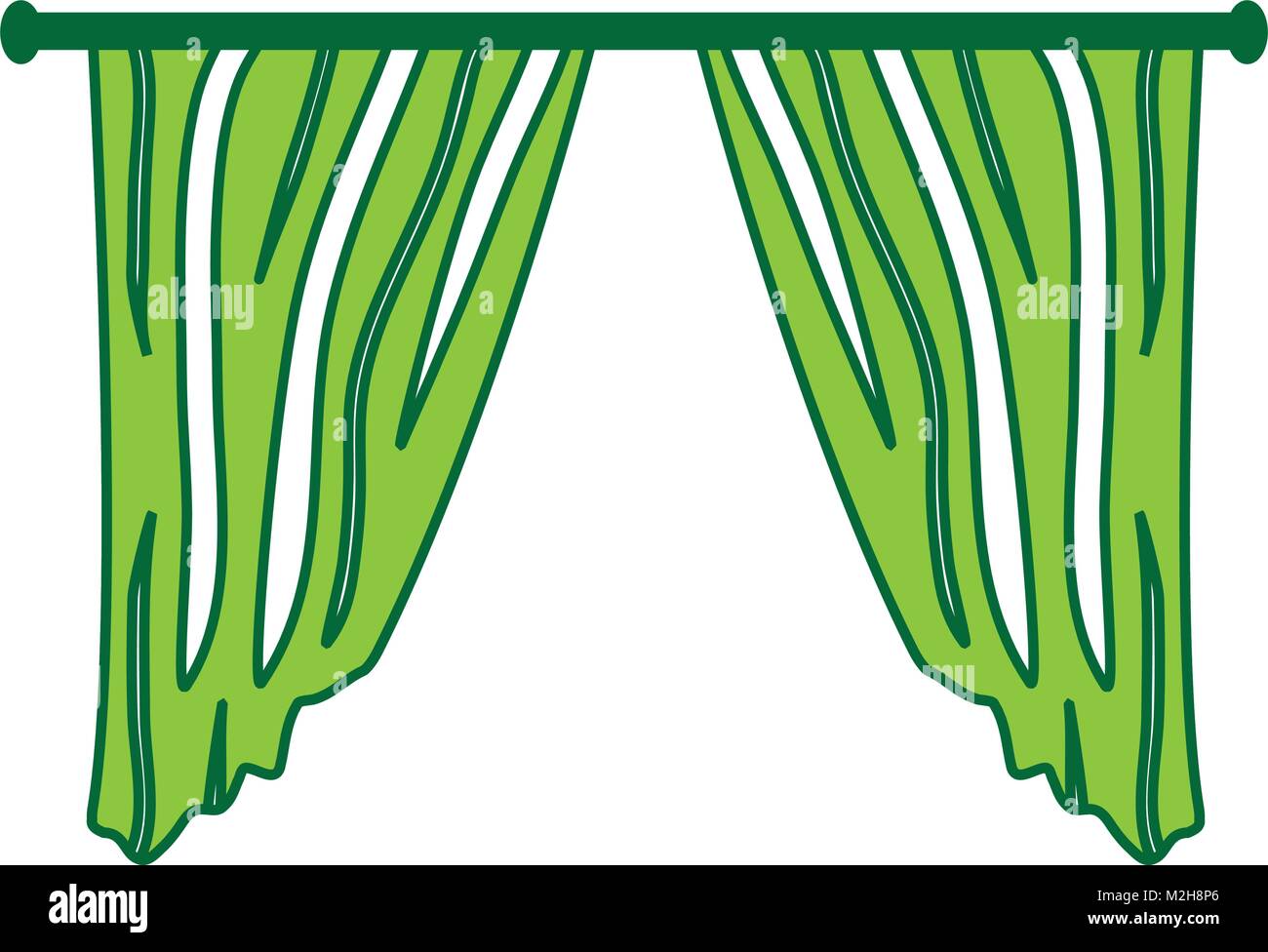 home curtains icon Stock Vector Image & Art - Alamy