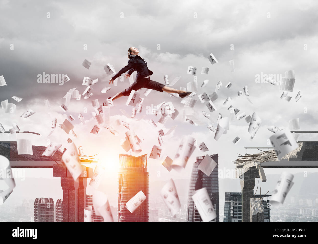 Problem and difficulties overcoming concept Stock Photo - Alamy