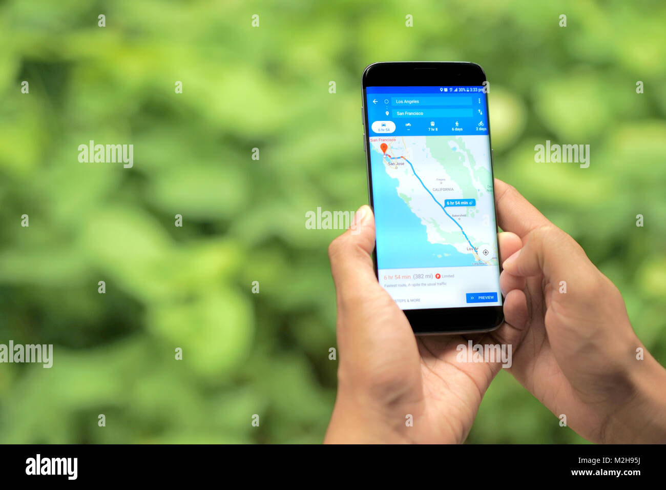 Man holding mobile Stock Photo - Alamy