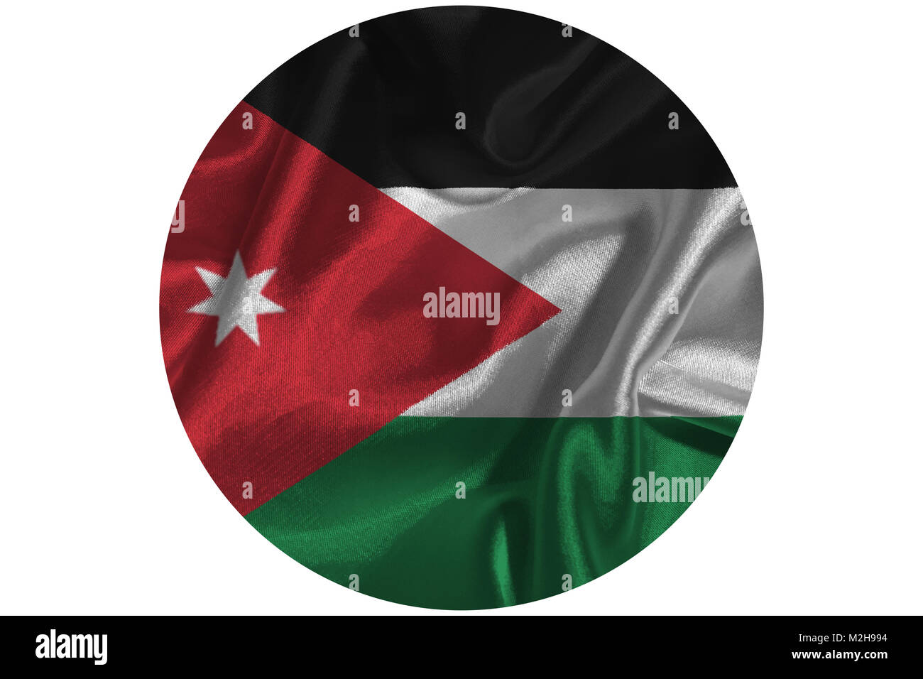 Jordan flag 3D illustration symbol Stock Photo - Alamy