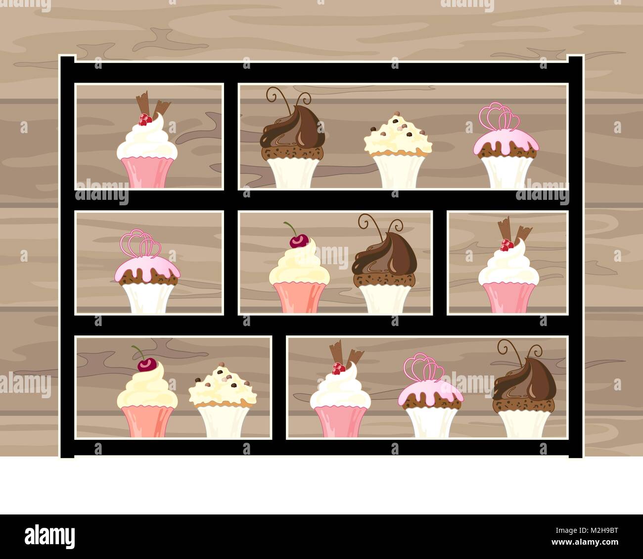 a vector illustration in eps 10 format of a black contemporary cake ...