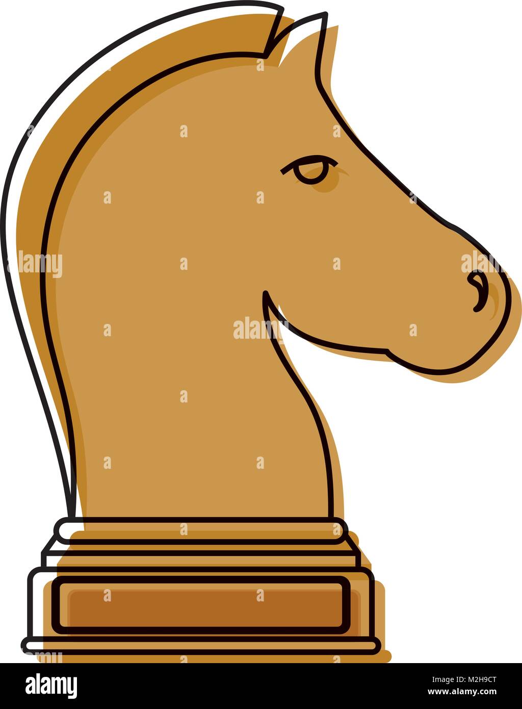 knight piece icon Stock Vector Image & Art - Alamy