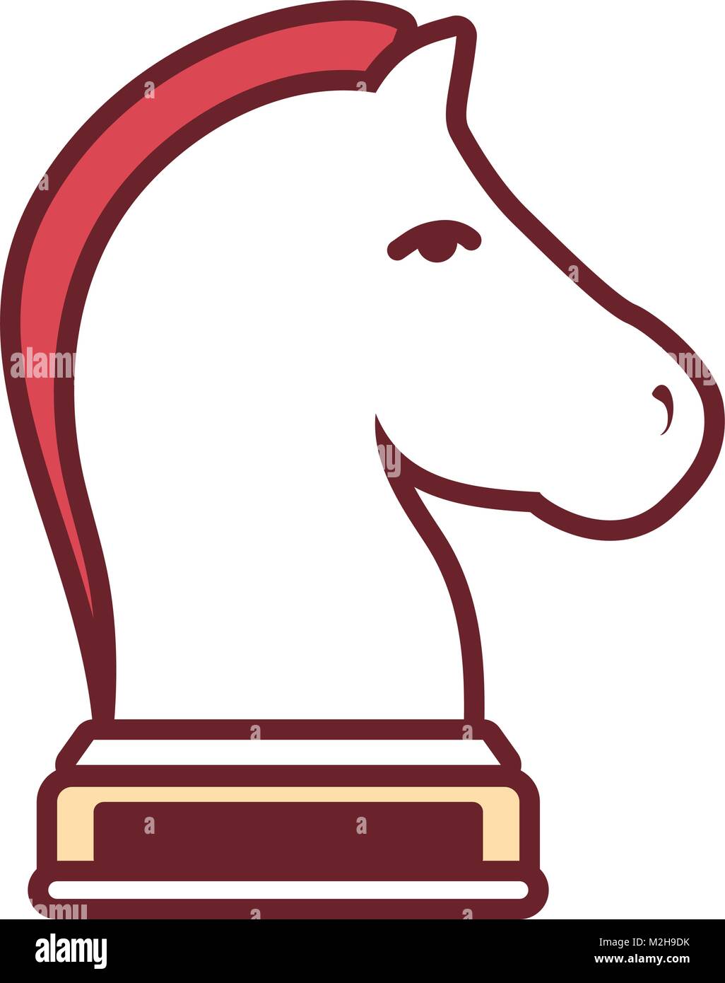 knight piece icon Stock Vector Image & Art - Alamy