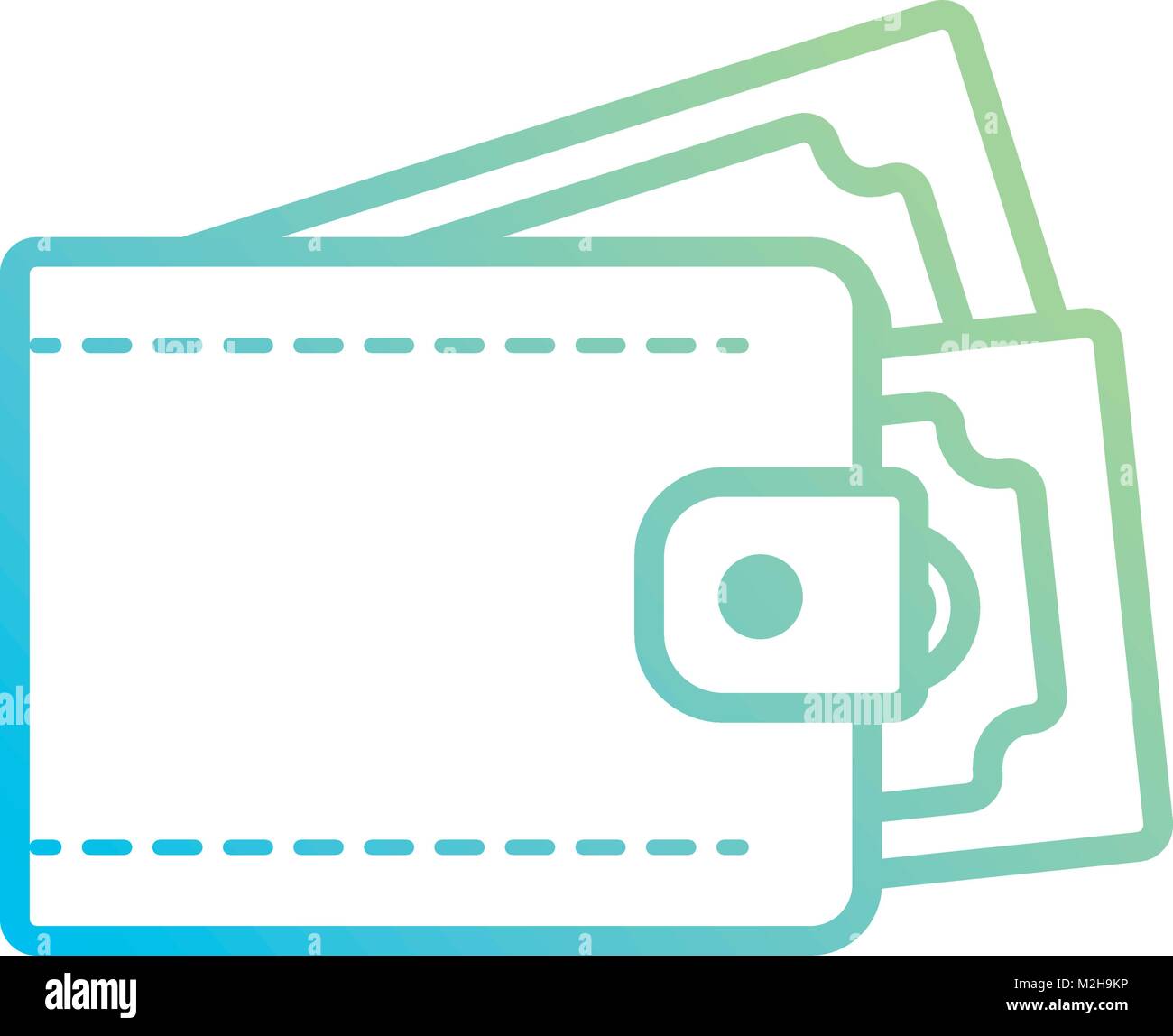 wallet with money design Stock Vector Image & Art - Alamy