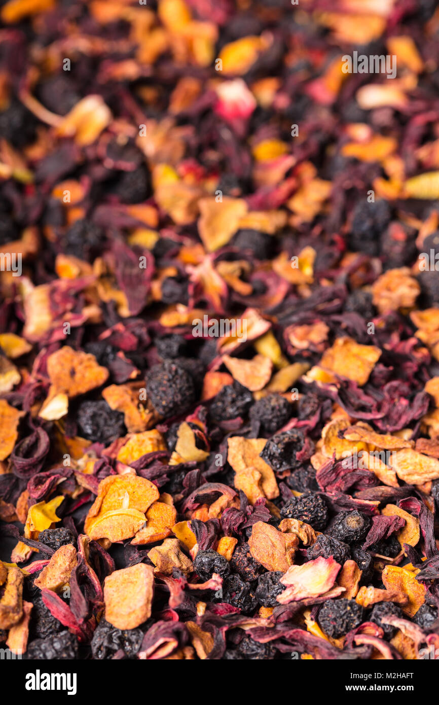 background food, texture of dry floral berry tea Stock Photo - Alamy