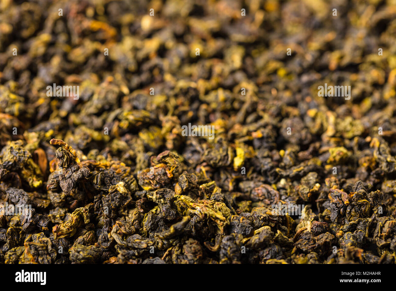 background food, texture of dry green tea Stock Photo - Alamy