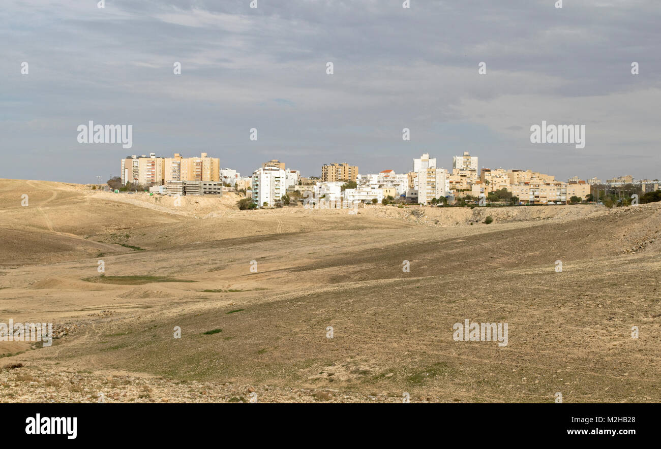 Israeli city of Arad in the South Judean Desert part of the Negev Stock ...