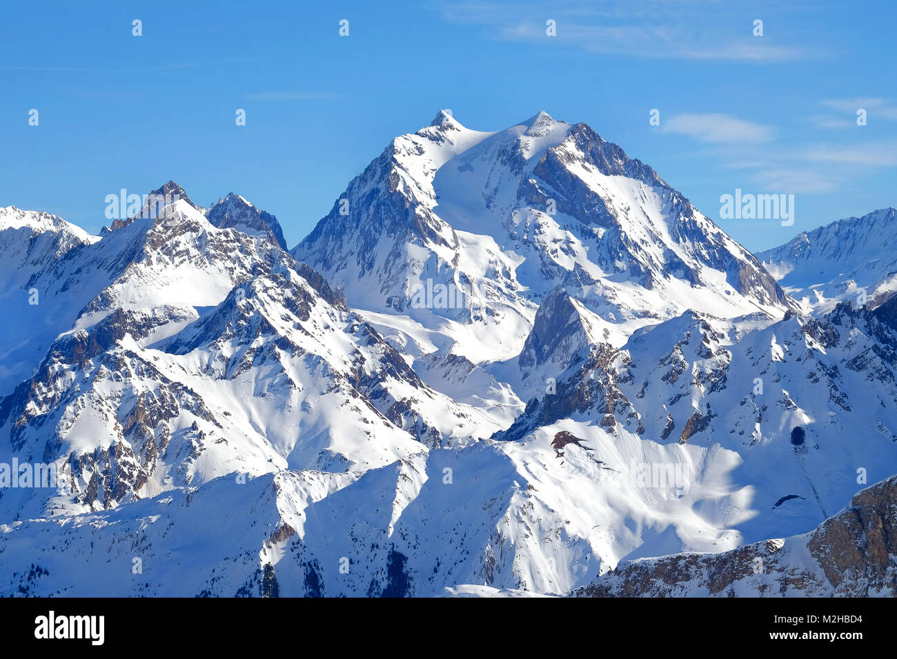 a french alpine mountain peak Stock Photo - Alamy