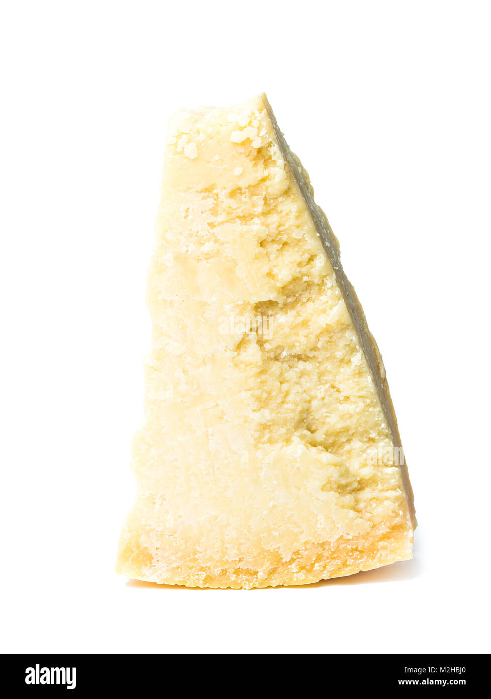 Italian original Parmesan cheese on white background Stock Photo - Alamy