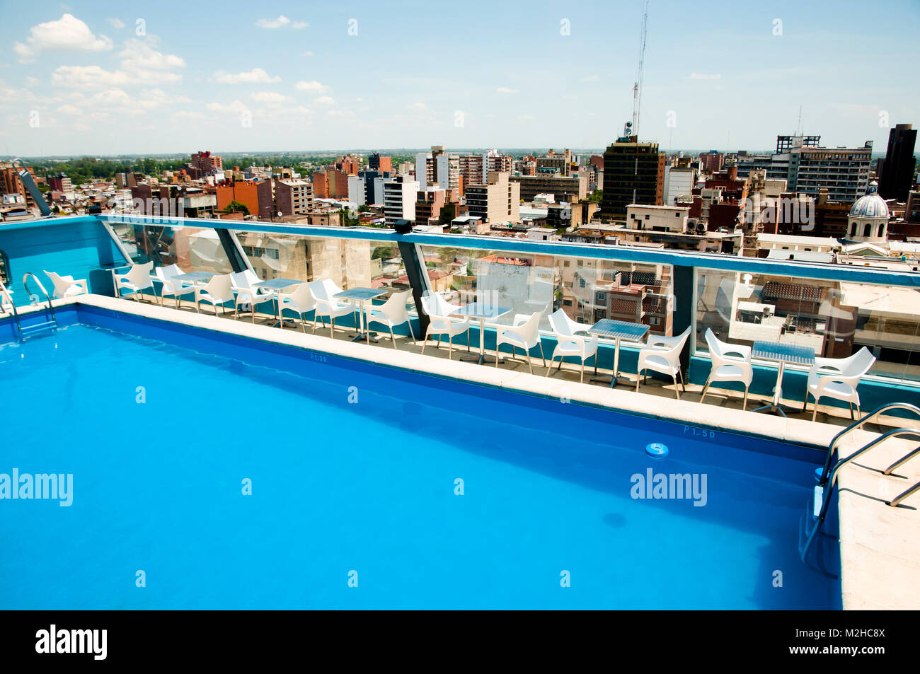 Rooftop Swimming Pool Stock Photo - Alamy