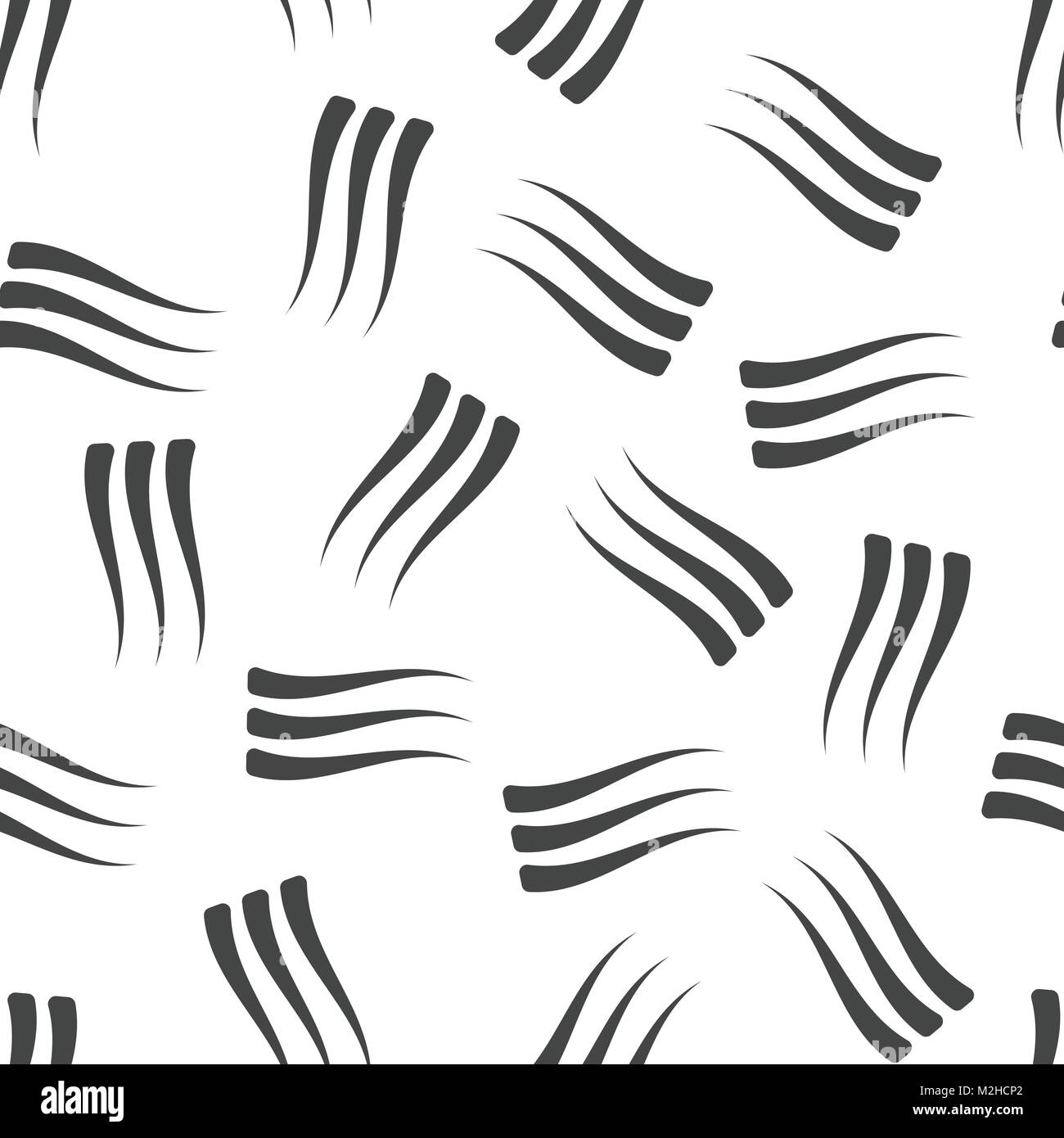 Wave seamless pattern background icon. Flat vector illustration. Wave ...