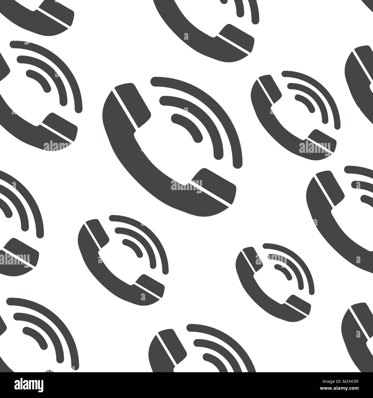 Phone seamless pattern background icon. Flat vector illustration. Phone ...