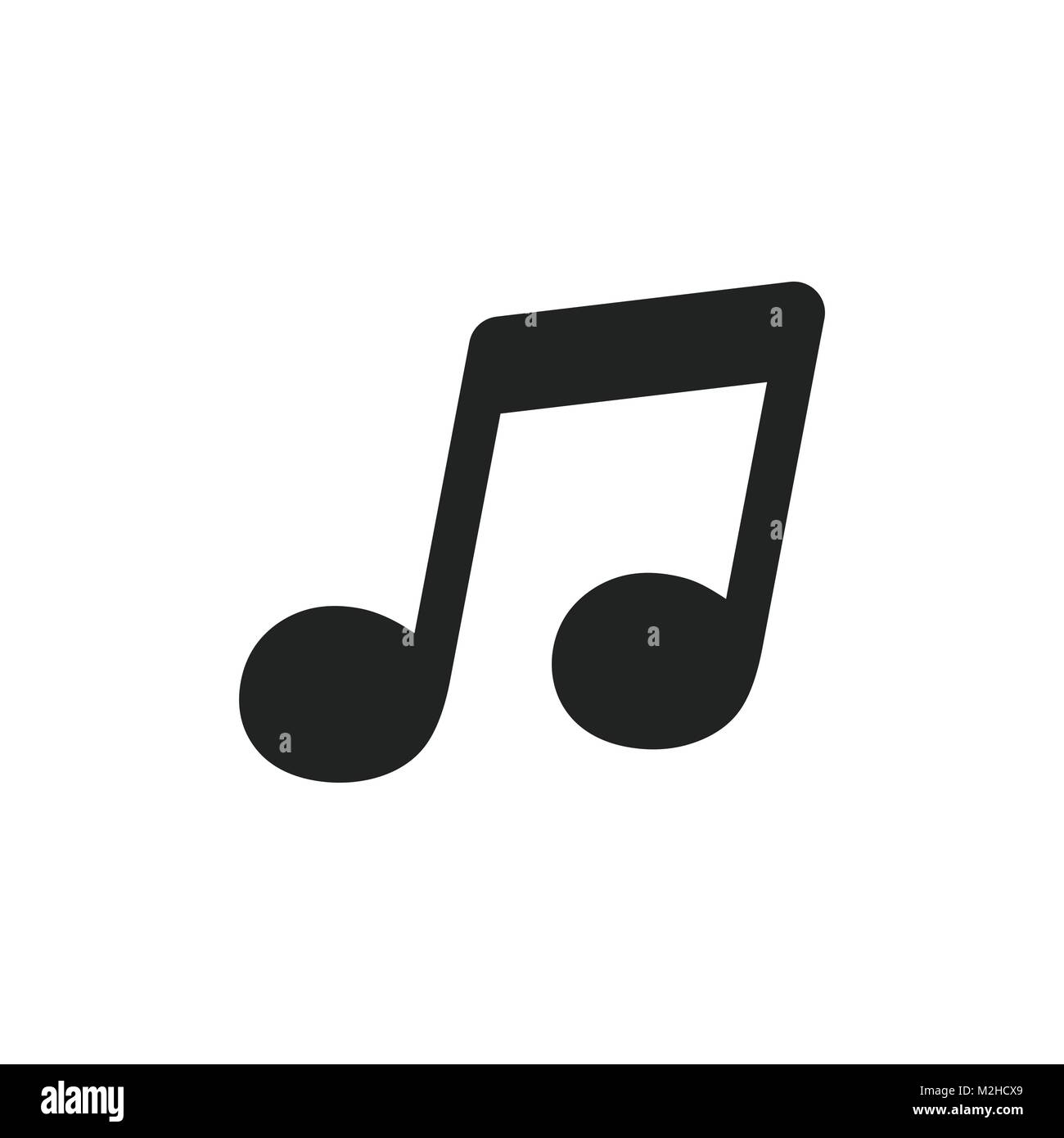Vector music icon. Sound note illustration Stock Vector Image & Art - Alamy