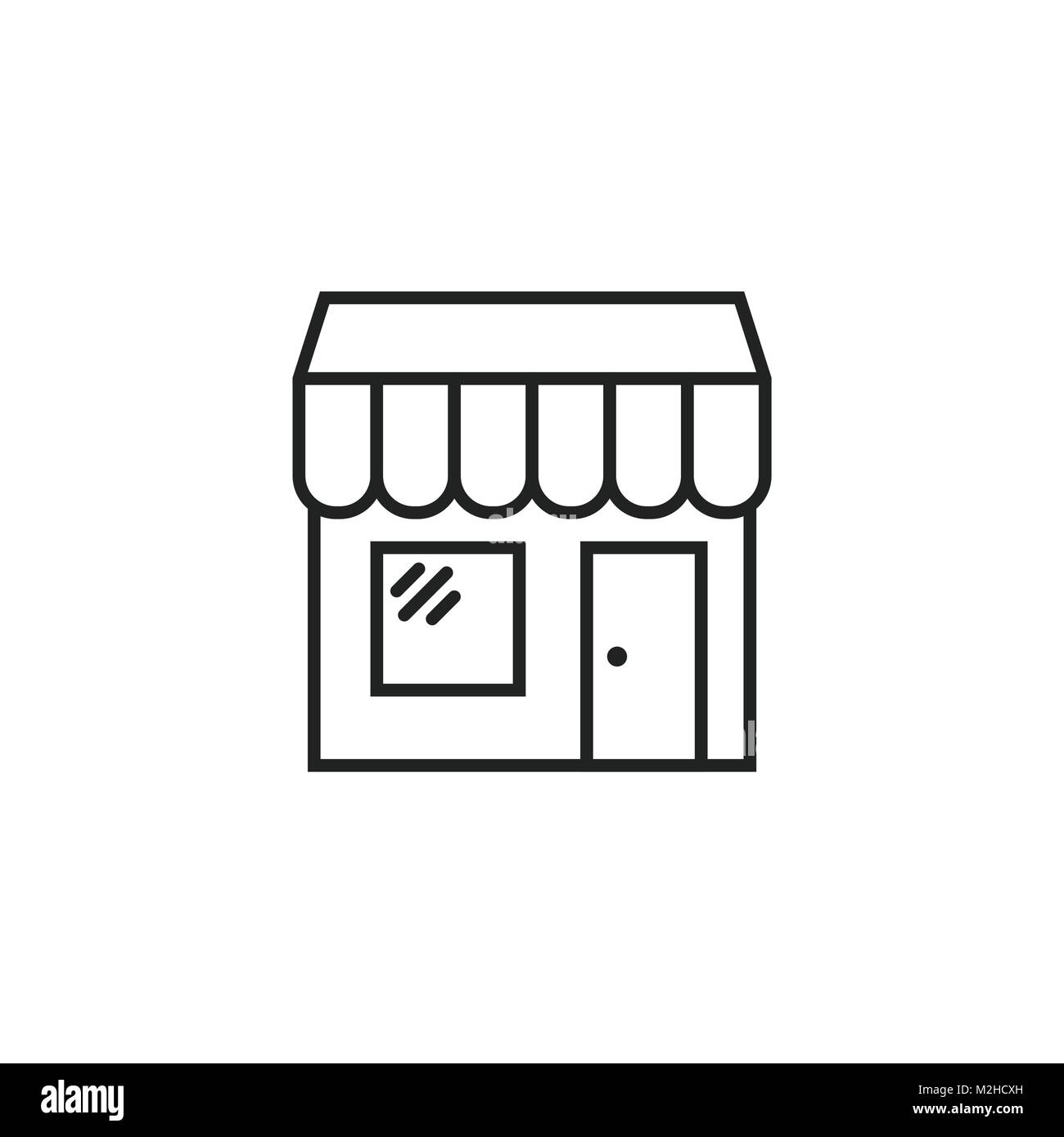 Storefront vector vectors hi-res stock photography and images - Alamy
