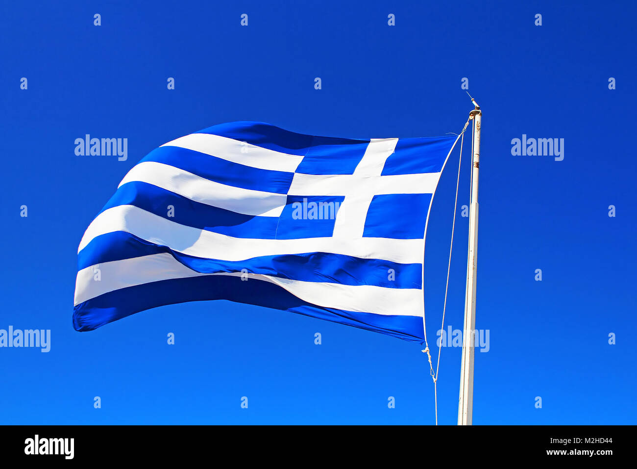 National flag of Greece Stock Photo - Alamy