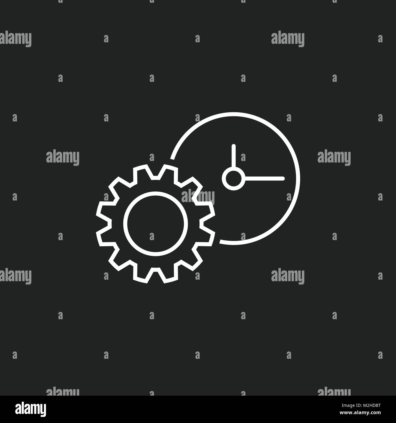 Document vector icon. Project management flat illustration Stock Vector ...