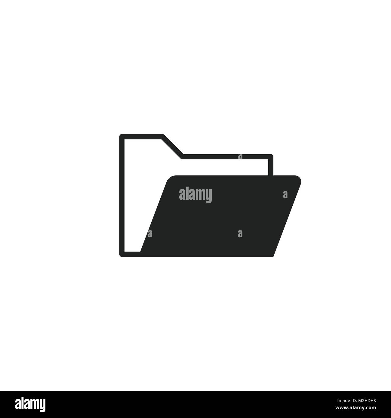 Folder icon vector vectors hi-res stock photography and images - Alamy