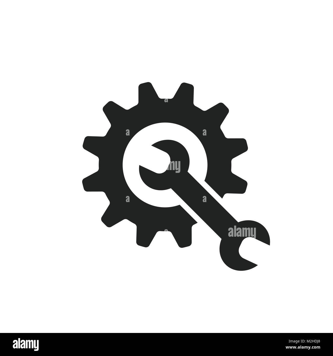 Wrench logo hi-res stock photography and images - Alamy