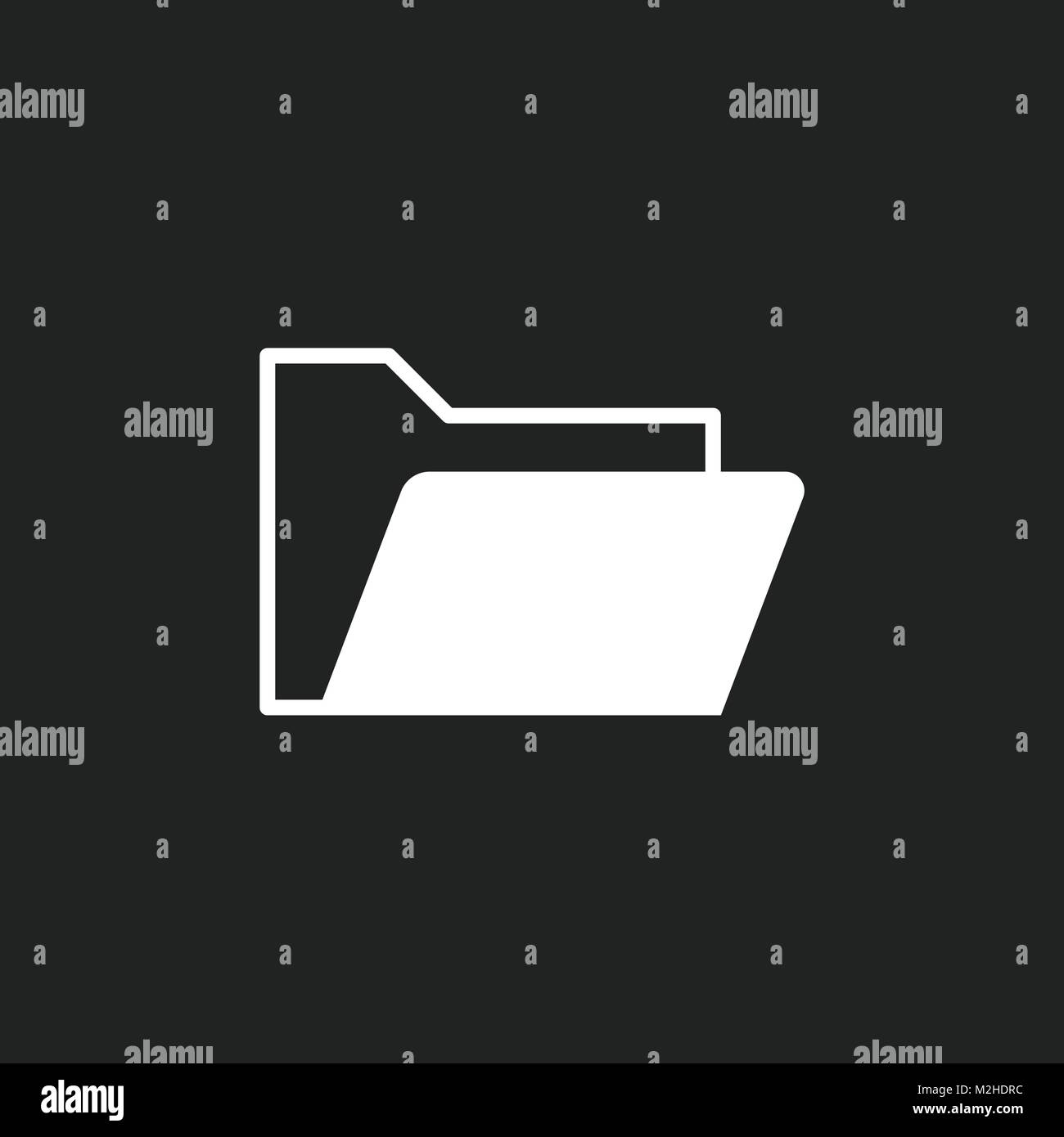 Folder document flat vector icon. Archive data file symbol logo ... Folder document flat vector icon. Archive data file symbol logo ...