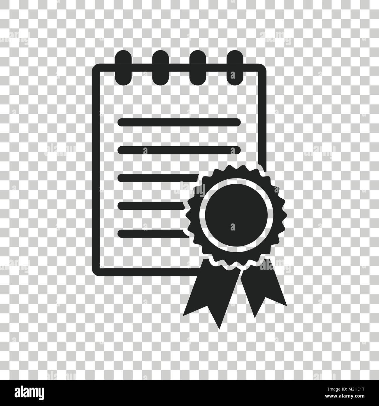 Diploma icon certificate symbol flat Stock Vector Images - Alamy