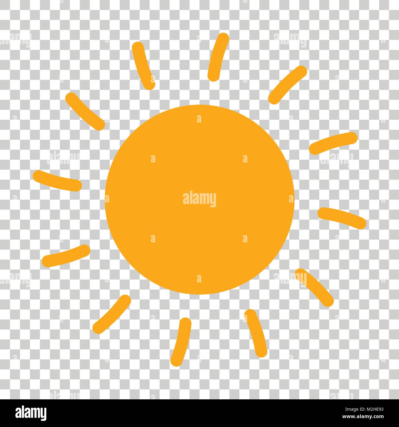 Sun icon vector illustration. Sun with ray symbol Stock Vector Image ...
