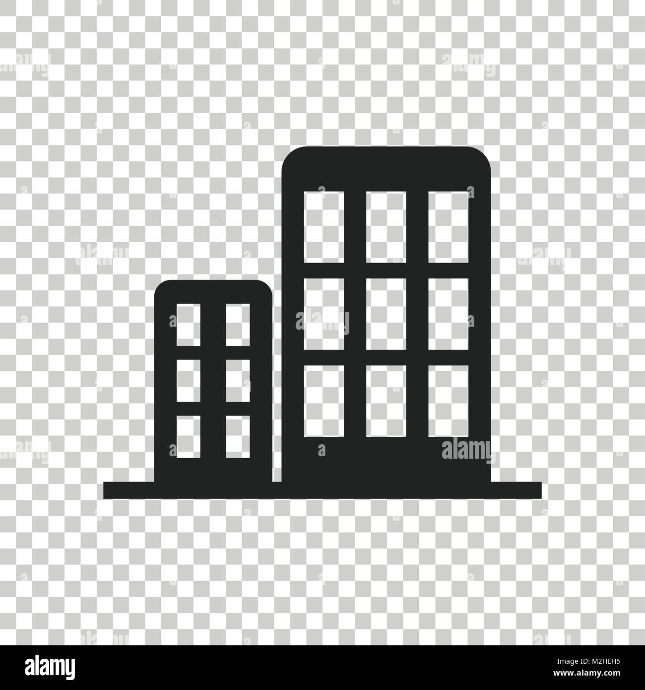 Commercial building vector icon hi-res stock photography and images - Alamy