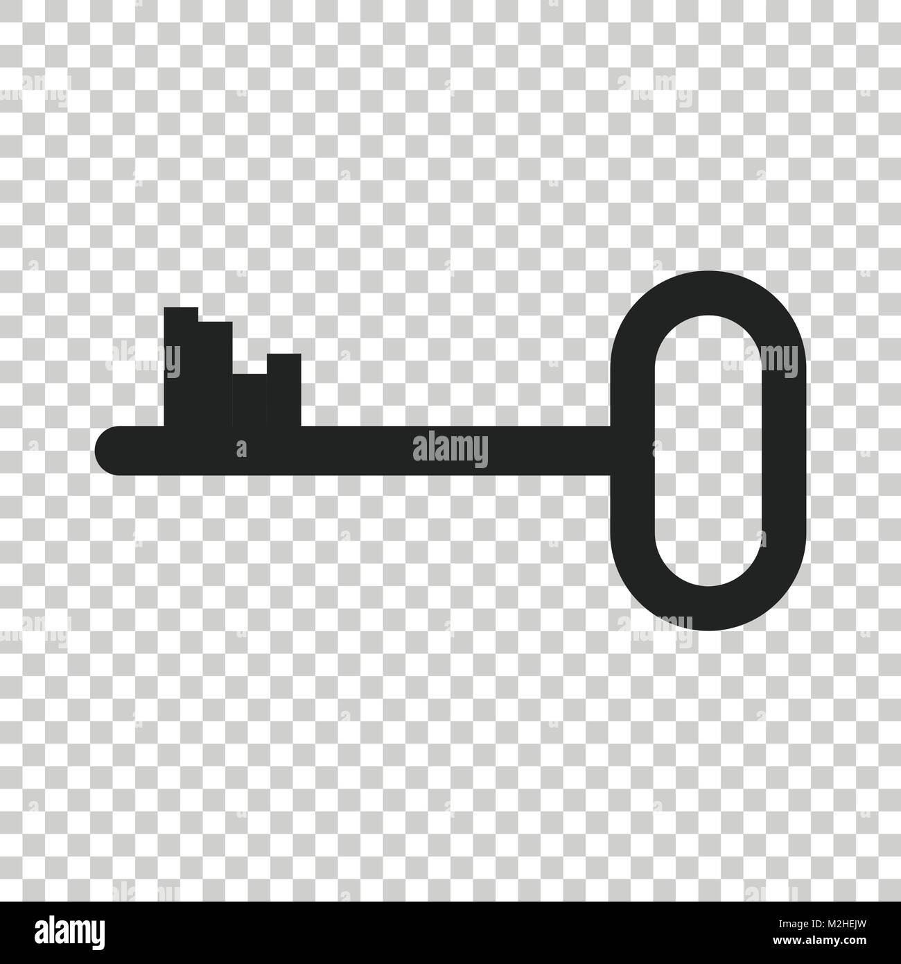 Key vector icon. Key flat illustration Stock Vector Image & Art - Alamy