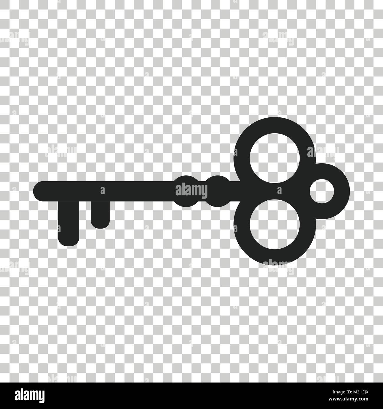 Key vector icon. Key flat illustration Stock Vector Image & Art - Alamy