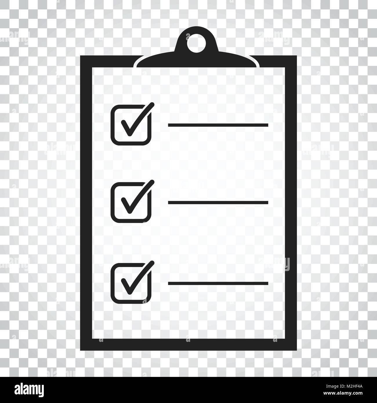 To do list icon. Checklist, task list vector illustration in flat style ...