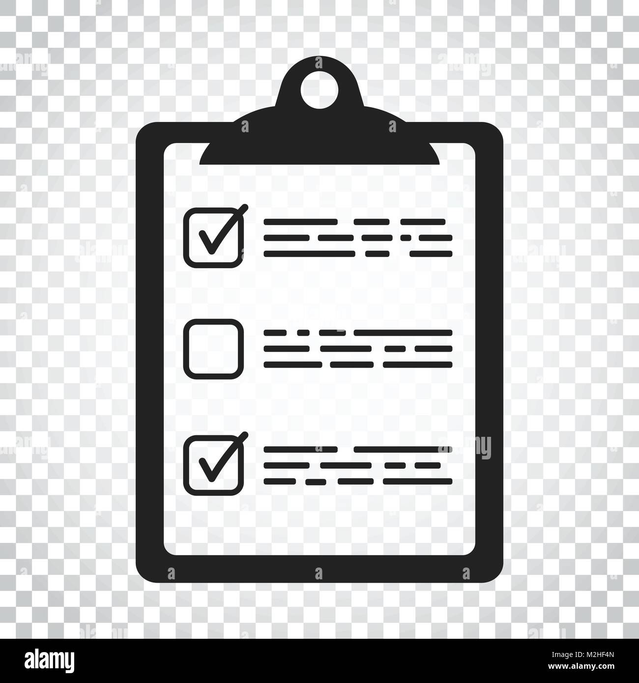 To do list icon. Checklist, task list vector illustration in flat style ...