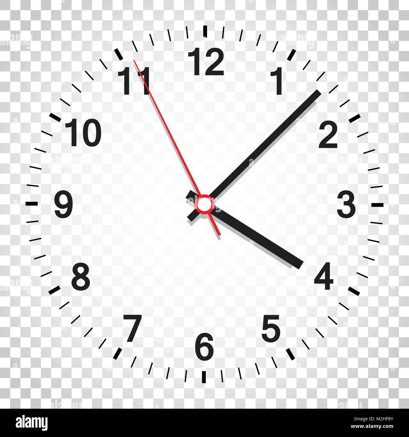Clock icon vector illustration. Office clock on isolated background ...