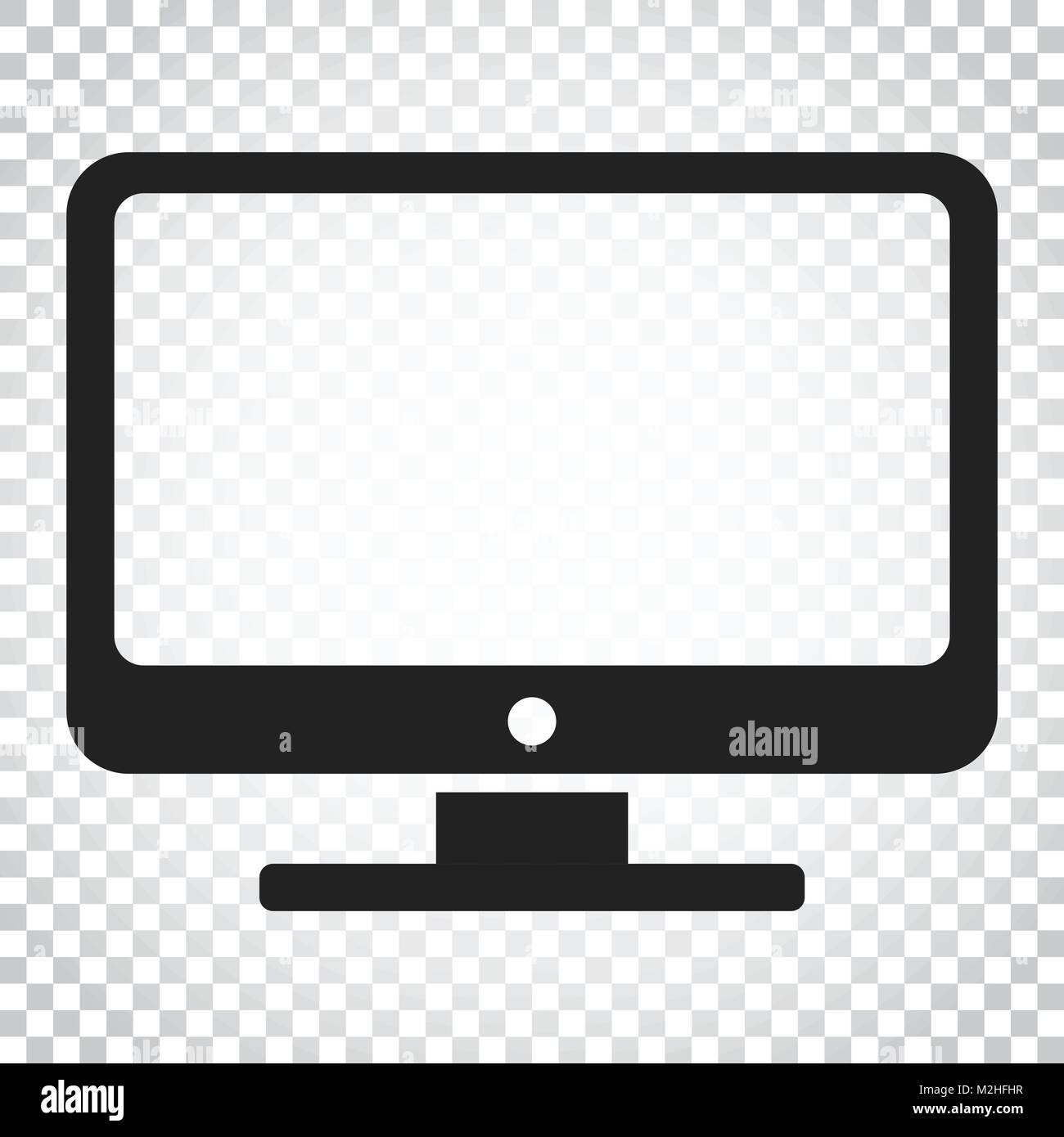 Computer vector illustration. Monitor flat icon. Tv symbol. Simple ... Computer vector illustration. Monitor flat icon. Tv symbol. Simple ...
