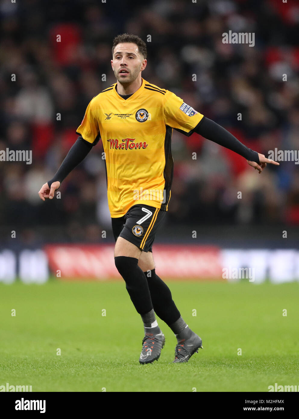 Newport County's Robbie Willmott during the Emirates FA Cup, fourth ...