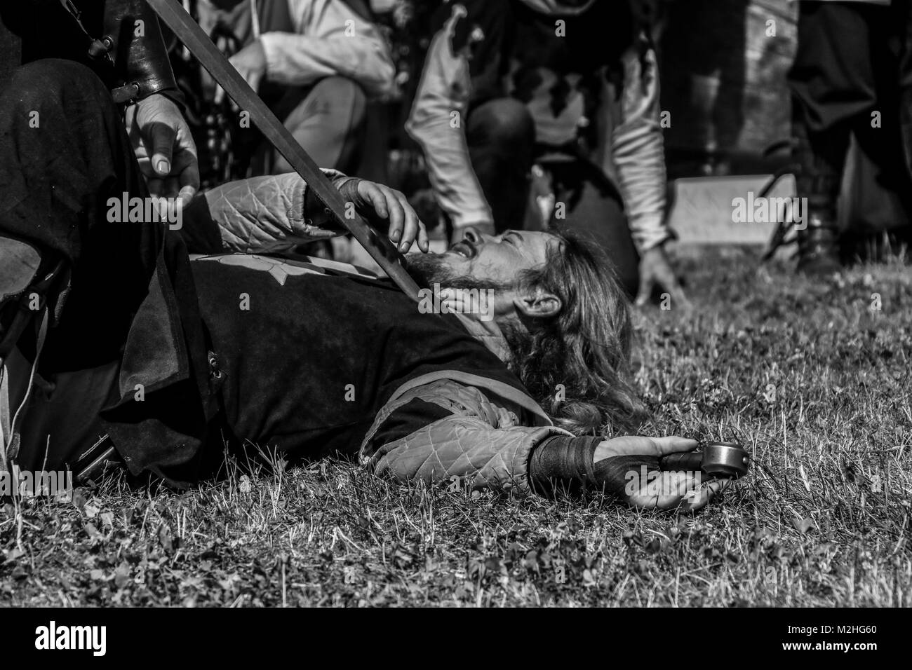 Ancient fortress remains Black and White Stock Photos & Images - Alamy